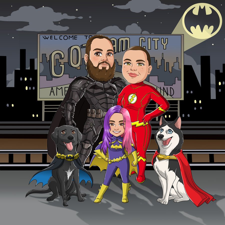 The Bat Hero Custom Portrait – Fabiano - Makeof.me