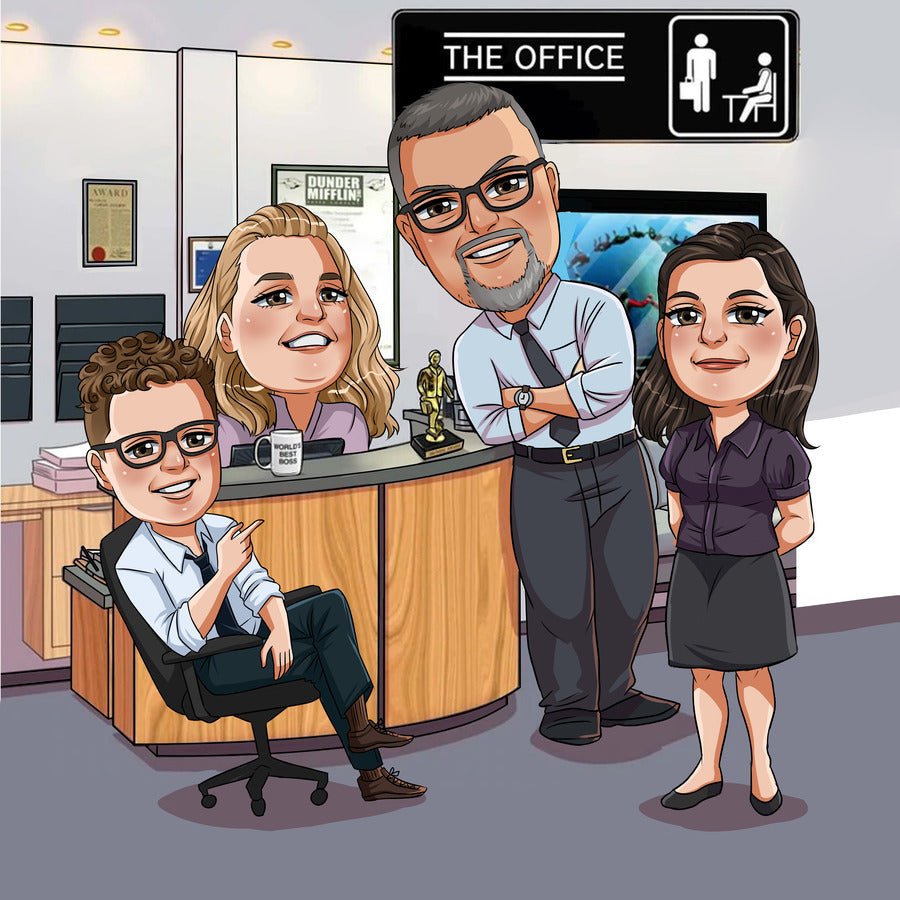 The Office Custom Portrait – Fabiano - Makeof.me